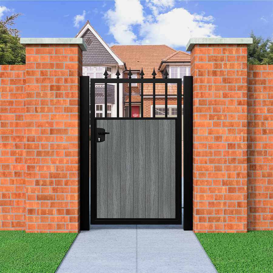 Flat Top Railhead Composite Side Gate - Made to Measure