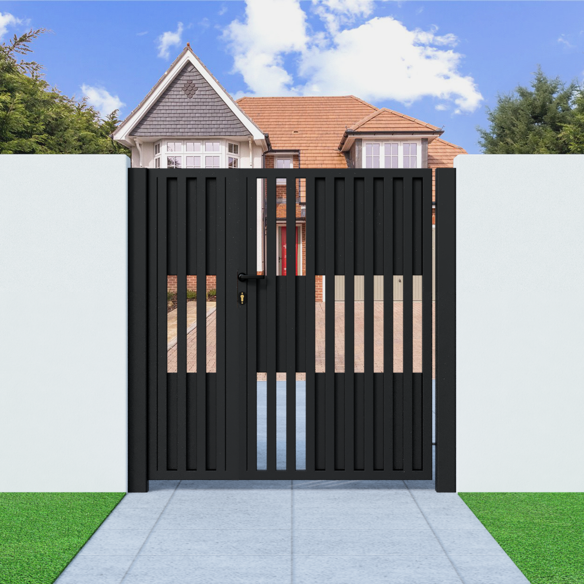 Mornal Metal Flat Top Side Gate | Made to Measure